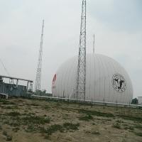 China Double Membrane Biogas Holder 20-20000m3 Capacity with 0.7-1.5mm Anti-Corrosion Membrane for Wastewater Treatment for sale