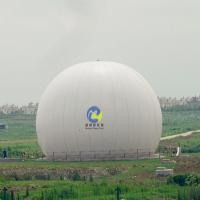 China 2000m³ Free Standing Dual Membrane Biogas Balloon with 20-20,000m³ Capacity and 20-Year Service Life for sale