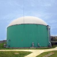 China 1500m³ Roof Top Dual Membrane Biogas Balloon Storage Tank with 15 mbar Operating Pressure and 20-Year Service Life for sale
