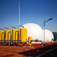 China Free Standing Double Membrane Biogas Storage Tank 20-20,000 m³ Capacity with 20-Year Service Life for sale