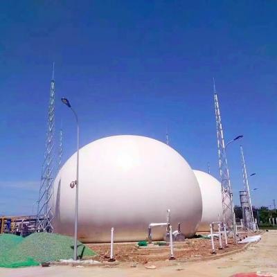 China Free Standing Double Membrane Biogas Storage Tank 20-20,000 m³ Capacity with 20-Year Service Life for sale