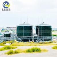 China Dark Green Corrosion Resistant GFS Bolted Tank for Fire Suppression Water Storage - 50m³ to 10,000m³ Capacity with 30+ Year Lifespan for sale