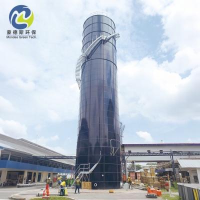 China Dark Blue Dark Green GFS Glass Fused Steel Tanks 0.25-0.45mm Coating for Industrial Chemical Storage for sale
