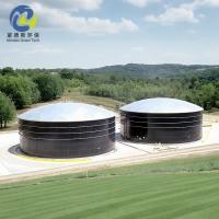 China Dark Blue Glass Fused To Steel Bolted Tank for Drinking Water Storage with 0.25-0.45mm Coating and 30+ Year Service Life for sale