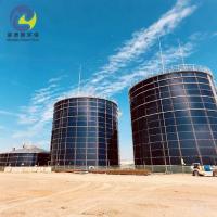 China GFS Glass Fused Bolted Steel Tanks with 3-12mm Steel Plates and 0.25-0.45mm Dual Coating for Fire Water Storage for sale