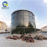 China Dark Green GFS Bolted Steel Storage Tank Modular Design 3-13mm Thickness 30+ Year Lifespan for Food Industry for sale