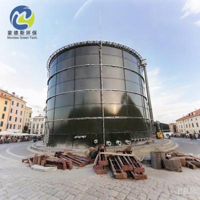 China Dark Green GFS Bolted Steel Storage Tank Modular Design 3-13mm Thickness 30+ Year Lifespan for Food Industry for sale