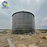 China Dark Green GFS Bolted Steel Storage Tank Modular Design 3-13mm Thickness 30+ Year Lifespan for Food Industry for sale