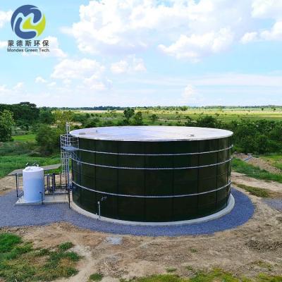 China Acid Proof Porcelain Enamel Bolted GFS Tank 20-20,000m³ Capacity with PH1-PH14 Chemical Resistance for Water Storage for sale