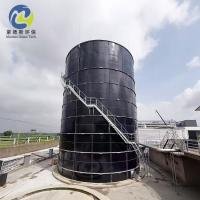 China Glass Lined Steel Water Storage Tanks 20-20000 m³ Capacity with 0.25-0.45mm Enamel Coating for Corrosion Resistance for sale
