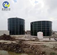 China Glass Lined Steel Water Storage Tanks 20-20000 m³ Capacity with 0.25-0.45mm Enamel Coating for Corrosion Resistance for sale