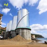 China Galvanized Spiral Steel Silo for Slag Storage - 3-50m Diameter, 40-15,000 m³ Capacity Lipp Silos for sale