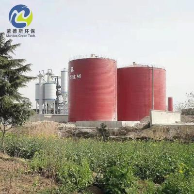 China Galvanized Steel Spiral Silo for Bulk Chemical Storage 3-50m Diameter 40-15000m³ Capacity for sale
