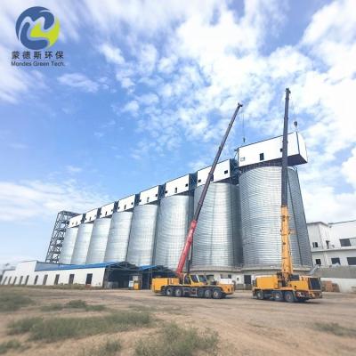 China Spiral Steel Agricultural Fertilizer Storage Silo 2mm-6mm Thickness with 2000-10000 Ton Capacity Options for sale