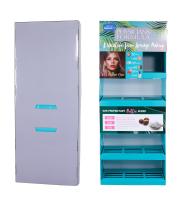 China Makeup Stable Printed Cardboard Box Display Stands Multipurpose cosmetic makeup display rack for sale