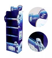 China Ultralight Cardboard Food Display Stands Multipurpose Cardboard POP Display For Retail for sale