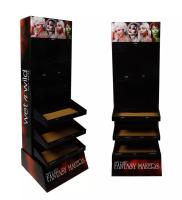 China Multifunctional Corrugated Display Rack Standee For Advertising Supermarket Promotion Paper Material Shelf Display Stand for sale