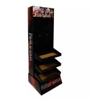 China Multifunctional Corrugated Display Rack Standee For Advertising Supermarket Promotion Paper Material Shelf Display Stand for sale