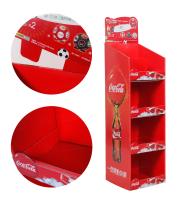 China Varnish POP Corrugated Display Rack Multifunctional Recyclable POP Custom Corrugated Cardboard Counter Display for sale