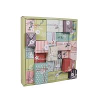 China Handmade Recycled Blank Fillable Advent Calendar Boxes Multipurpose for sale