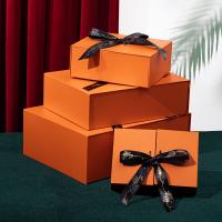 China Foldable Luxury Perfume Box Packaging , Paperboard Magnet Folding Paper Gift Box for sale