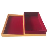 China Antiwear Rectangular Cardboard Box With Lid , EVA Flat Pack Cardboard Gift Boxes for sale