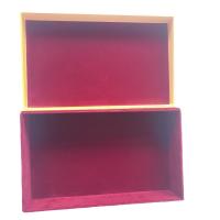 China Antiwear Rectangular Cardboard Box With Lid , EVA Flat Pack Cardboard Gift Boxes for sale