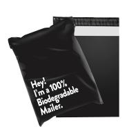 China Antiwear Recyclable Poly Mailer Plastic Shipping Bags Ultralight Cornstarch Material for sale