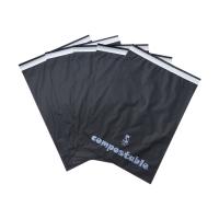 China Tearproof Ultralight Black Poly Mailer Bags , EN13432 Large Shipping Bags For Clothes for sale
