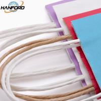 China 21x11x27cm Favor Kraft Paper Gift Bags With Handles Ultralight for sale