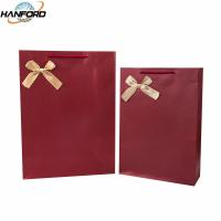 China Thickened Wine Bottle Paper Bags for sale
