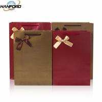 China Thickened Wine Bottle Paper Bags for sale