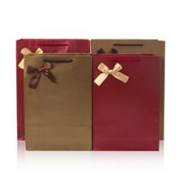 China Thickened Wine Bottle Paper Bags for sale