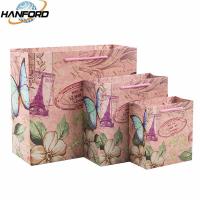 China Reusable Paper Bag For Wedding Gift , Ultraportable Wedding Anniversary Gift Bag for sale