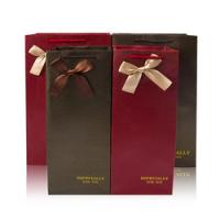 China Thickened Printed Wine Bottle Paper Bags For Wedding Ultralight Leakproof for sale