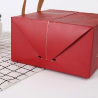 China Recyclable Antiwear Paper Birthday Cake Packaging Box With Handles Multipurpose for sale