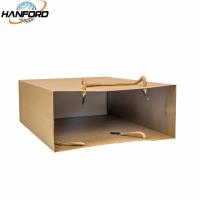 China Brown Biodegradable Bulk Craft Paper Bags , Durable Paper Shopping Bags With Handles for sale