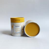 China Ultraportable Gold Foil Cylinder Paper Tube Packaging Containers Lightweight for sale