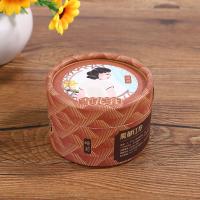 China Handmade Cylinder Paper Tea Canister Packaging Reusable Moistureproof for sale