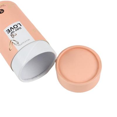 China 6x10cm Essential Oil Cylinder Paper Tube Packaging Box Biodegradable for sale