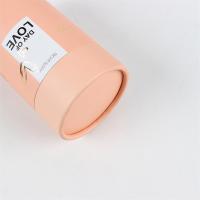 China 6x10cm Essential Oil Cylinder Paper Tube Packaging Box Biodegradable for sale