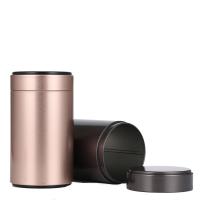 China Anticorrosive Tin Can For Tea Packaging , Multifunctional Cylindrical Tin Container for sale