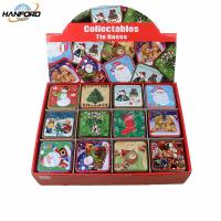 China Rustproof Cookie Small Christmas Tins With Lids Thickened Lightweight for sale