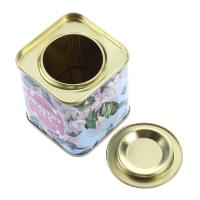 China Dustproof Tea Packaging Rectangle Tin Box With Lid Anticorrosive Thickened for sale