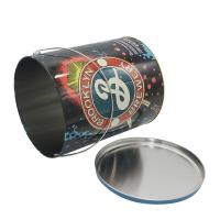 China Ultraportable Stable Tin Beer Bucket , Recyclable Popcorn Tin Bucket for sale