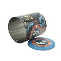 China Ultraportable Stable Tin Beer Bucket , Recyclable Popcorn Tin Bucket for sale