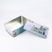 China Lightweight Decorative Printed Tin Boxes Waterproof Anticorrosive for sale