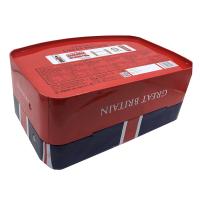 China Antirust Dustproof Empty Decorative Cookie Tins , FSC Decorative Tin Cans With Lids for sale