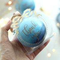China Anticorrosive Tin Can Gift Containers Ball Shape Ultralight Multicolor for sale