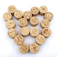 China Cylindrical Rainproof Wooden Box Packaging Ultraportable Recycled for sale